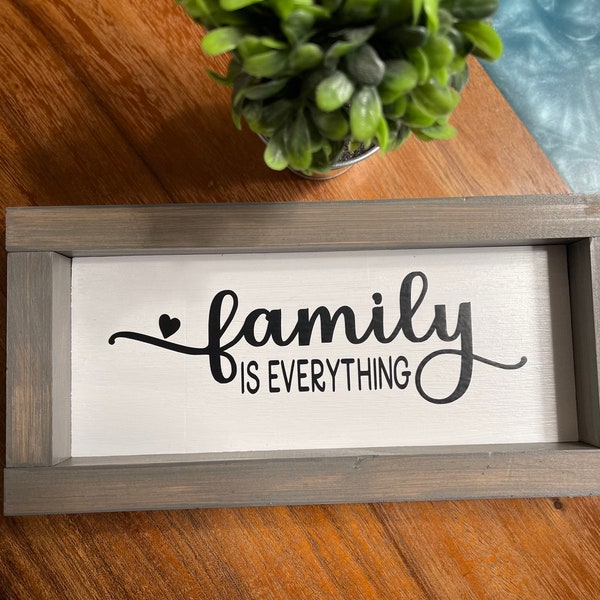 Family is Everything Sign - Etsy