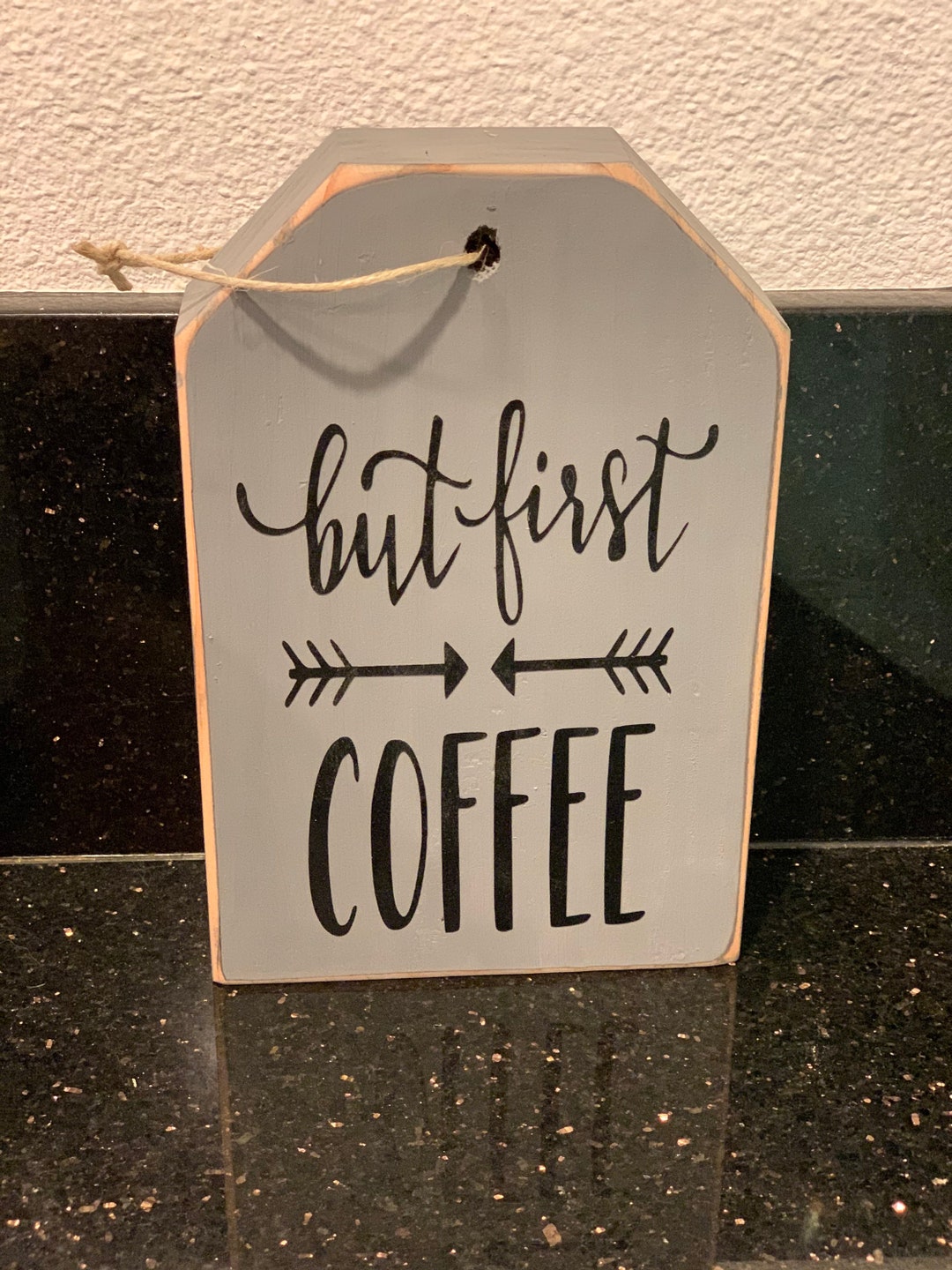 But Coffee First Tag - Etsy