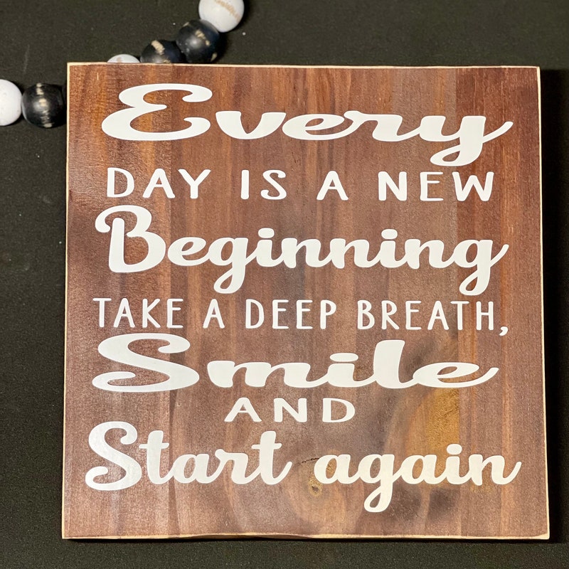 Deep Breath Sign - Etsy