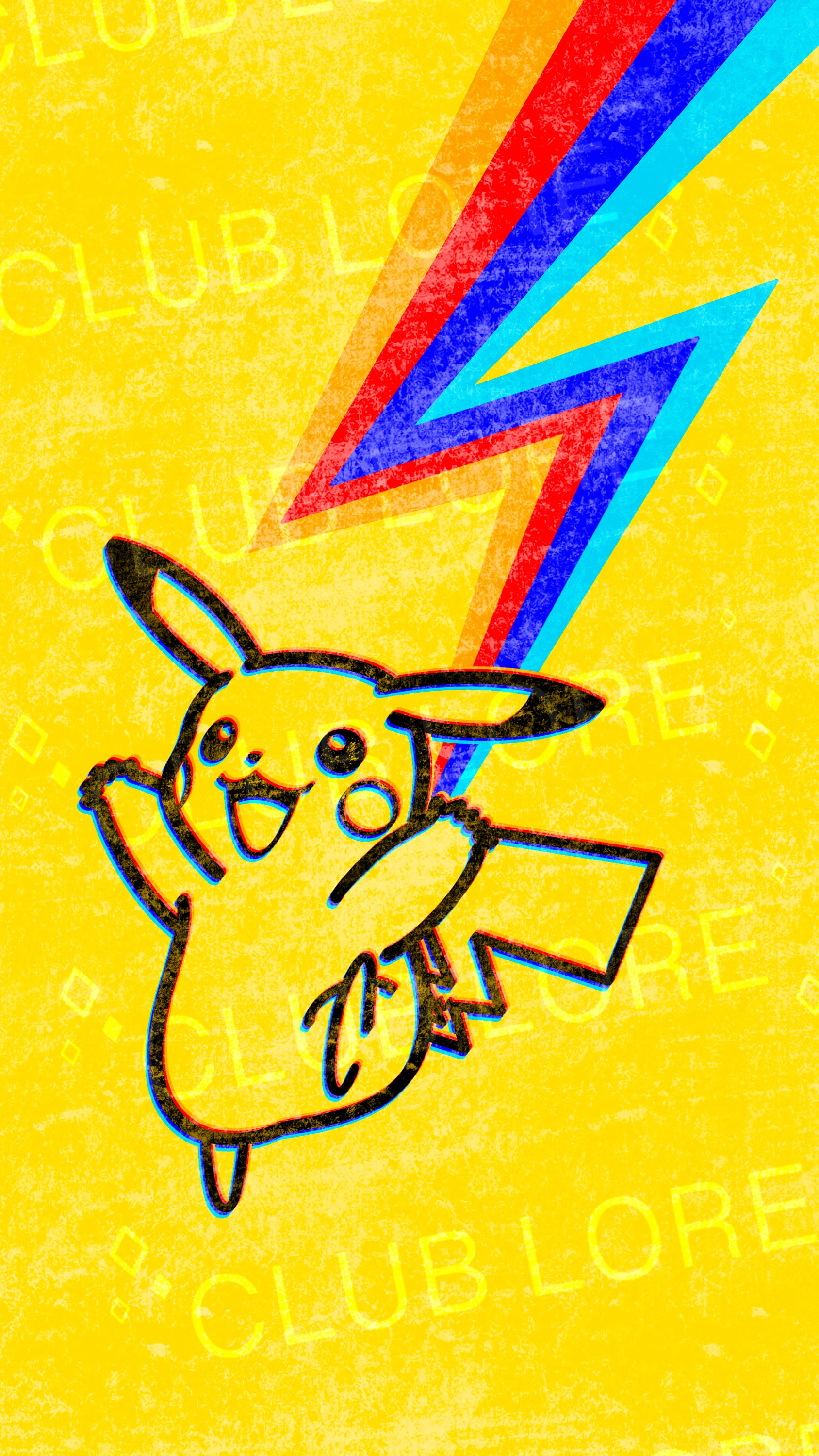 Kawaii Rainbow Glitch Pikachu | Pokemon | Vintage T Shirt Style ...