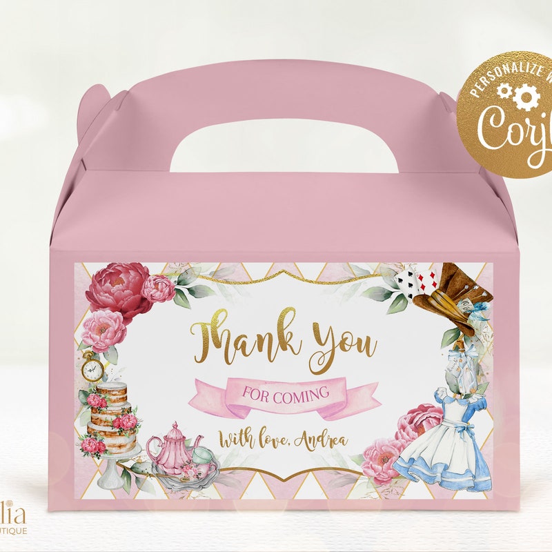 Alice Favor Box - Etsy
