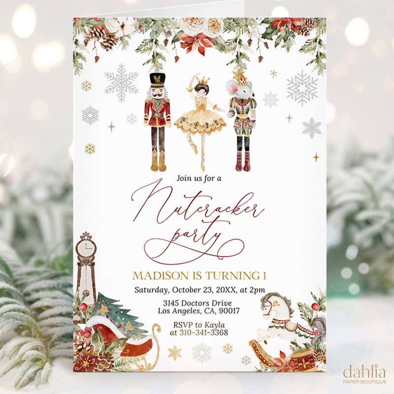 Nutcracker Invitation - Etsy