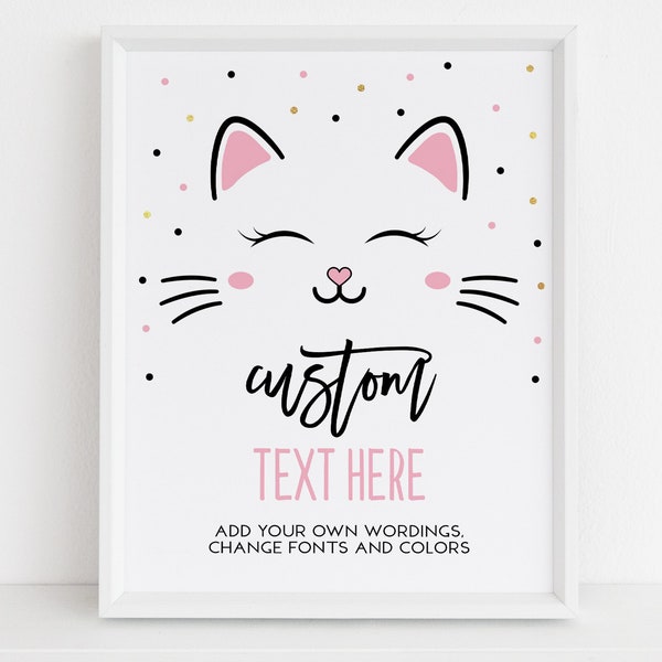 Cat Sign - Etsy