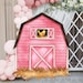 Barn Animal Big Decor Cutout, Pink Farm Animal Birthday, Ranch Animal ...