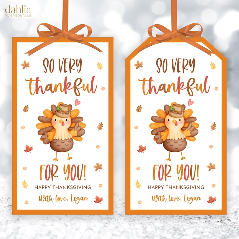 Thanksgiving Tags - Etsy