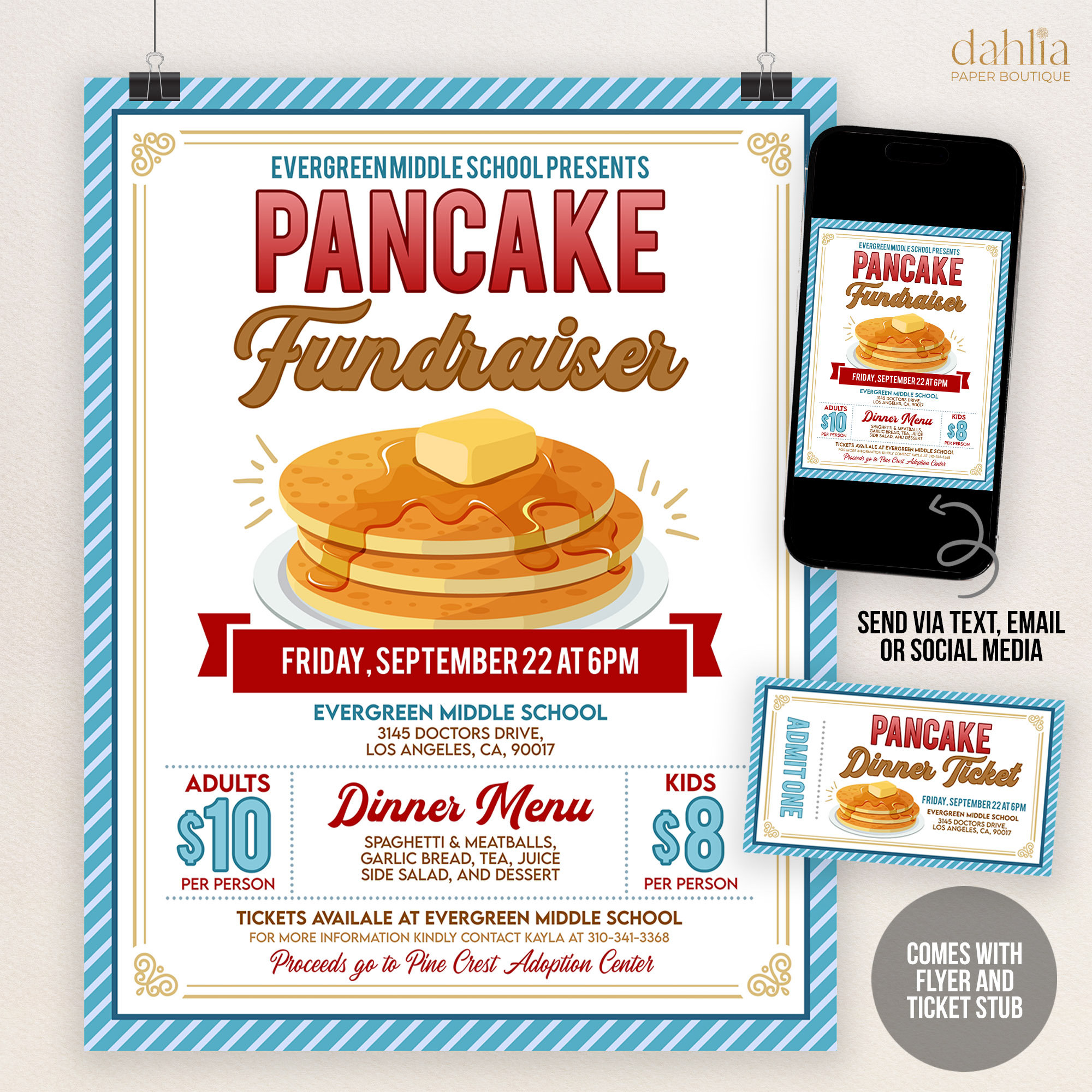 Pancake Breakfast Flyer