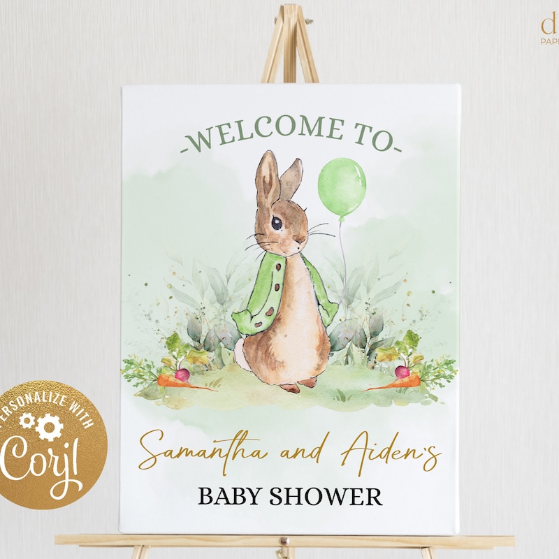 Peter Rabbit Baby Shower - Etsy
