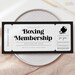Boxing Membership Gift Voucher, Editable Boxing Lessons Certificate for ...