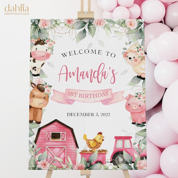 Farm Birthday Banner - Etsy