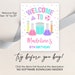 EDITABLE Mad Science Birthday Welcome Sign, Girl Science Party Decor ...