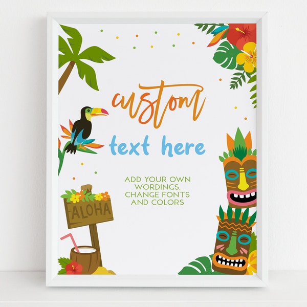 Luau Tiki - Etsy