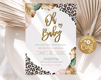 Leopard Baby Shower - Etsy