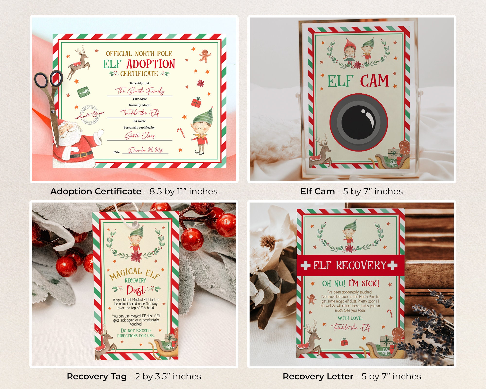 EDITABLE Elf Activity Bundle Christmas Elf Template Elf - Etsy Australia