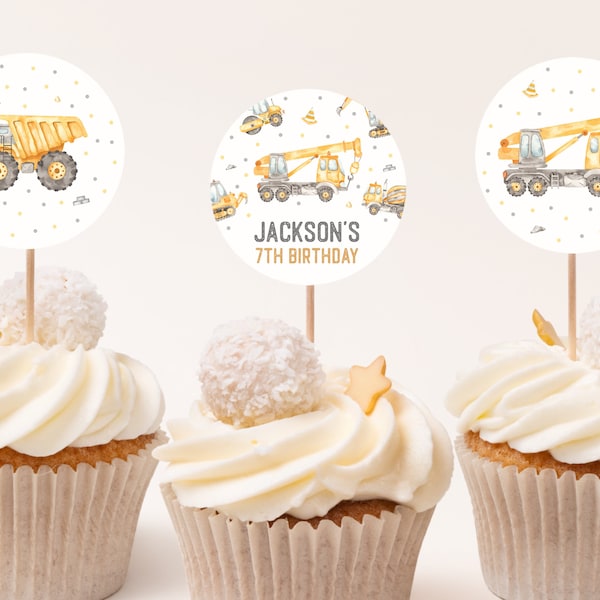 Truck Cupcake Topper - Etsy