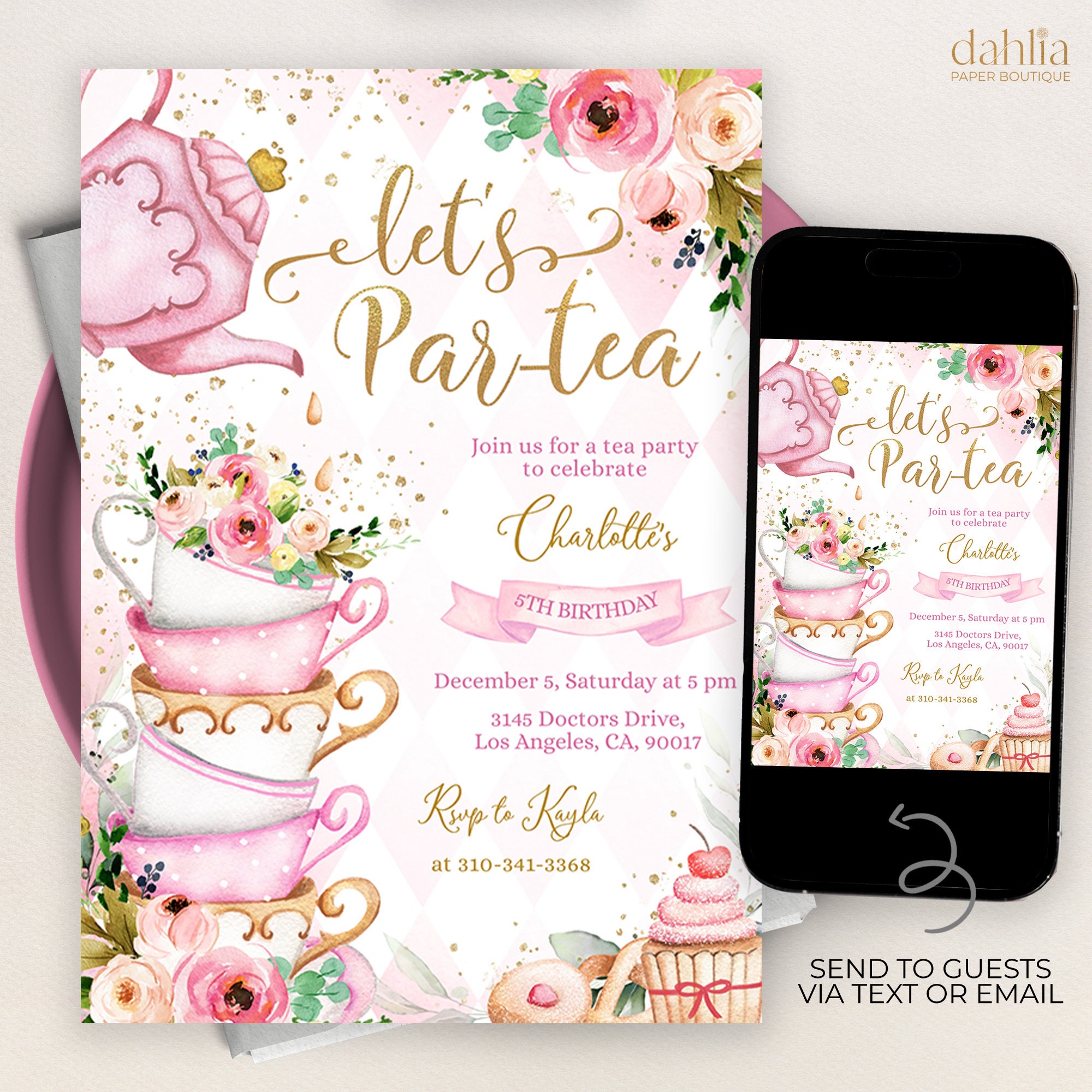 How To Write A Tea Party Invitation