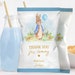 Peter Rabbit Chip Bag Label Template EDITABLE Chips Wrapper - Etsy