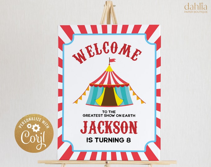 Carnival Circus Fair Welcome to the Carnival Banner - Etsy