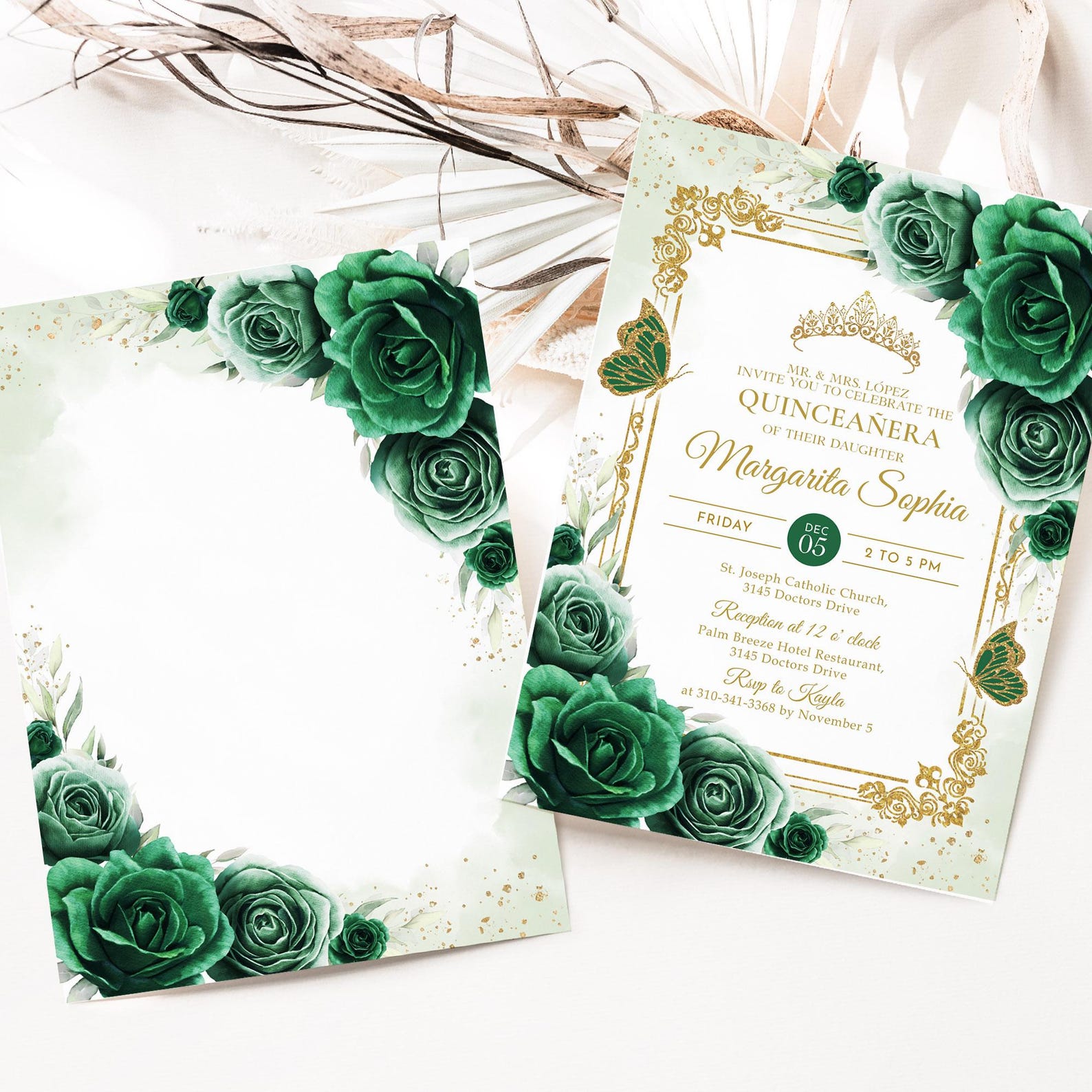 Vintage Quinceañera Invitation, EDITABLE Antique Frame 15th Birthday ...