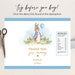 Peter Rabbit Chip Bag Label Template, EDITABLE Chips Wrapper, Rustic ...