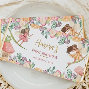 Editable Fairy Chocolate Bar Label Template, Candy Bar Wrapper, Magical ...