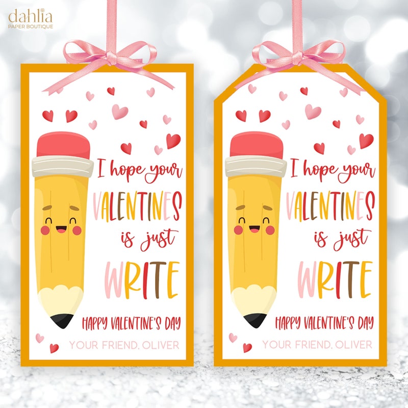 Valentines Pen Note - Etsy