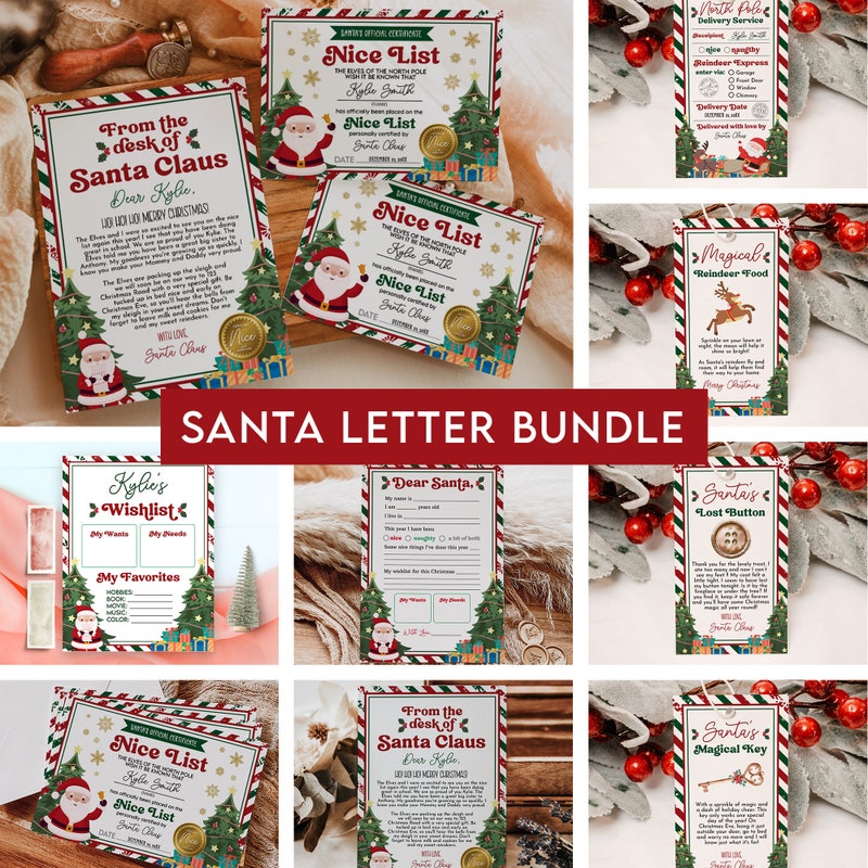 Santa Letter Package - Etsy