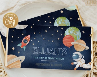 Outer Space Birthday Planets Rocket Ship Astronaut Galaxy - Etsy