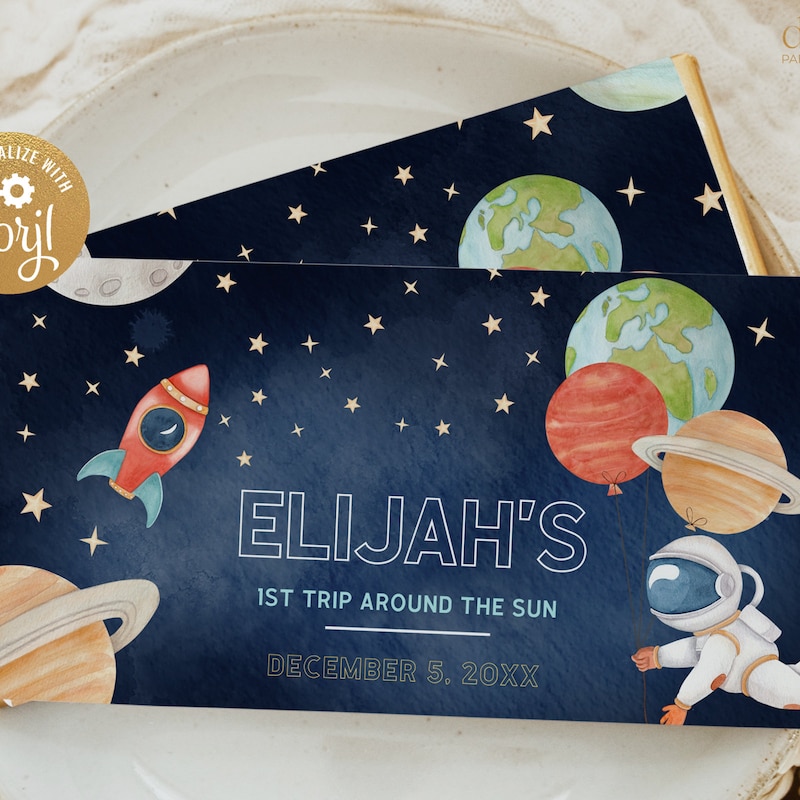 Outer Space Labels - Etsy