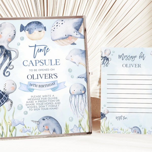 Ocean Birthday Card - Etsy