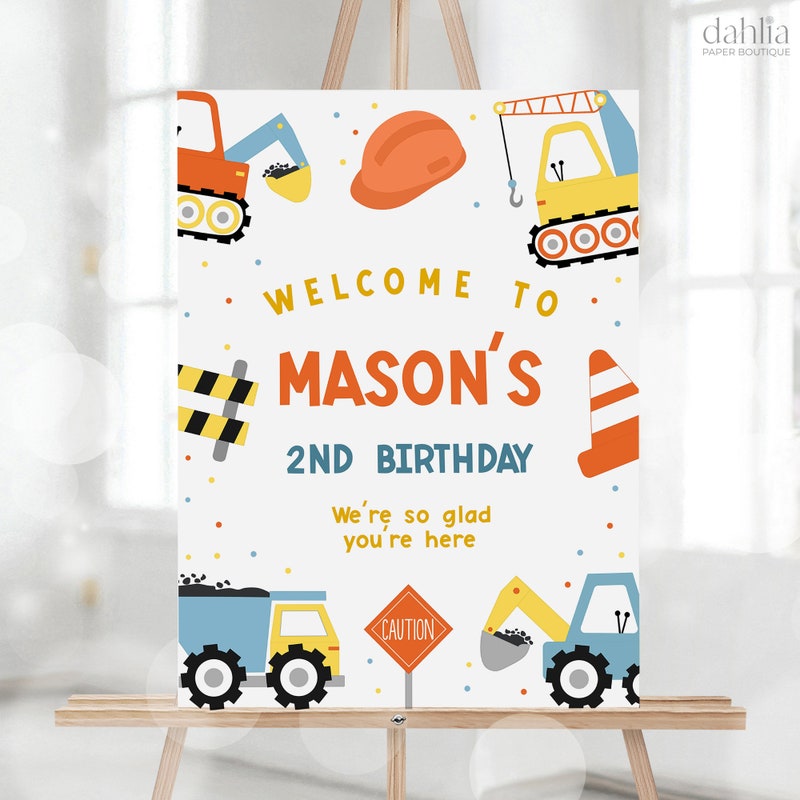 Boys Construction - Etsy