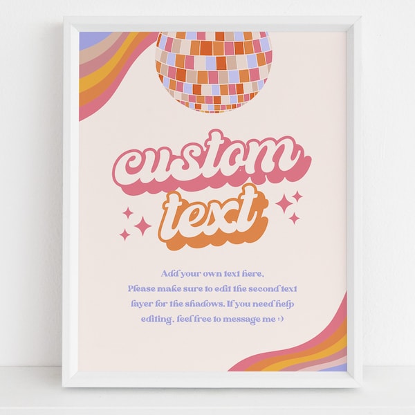 Disco Sign - Etsy