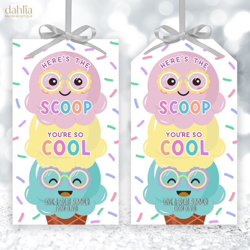 Ice Cream Tag - Etsy