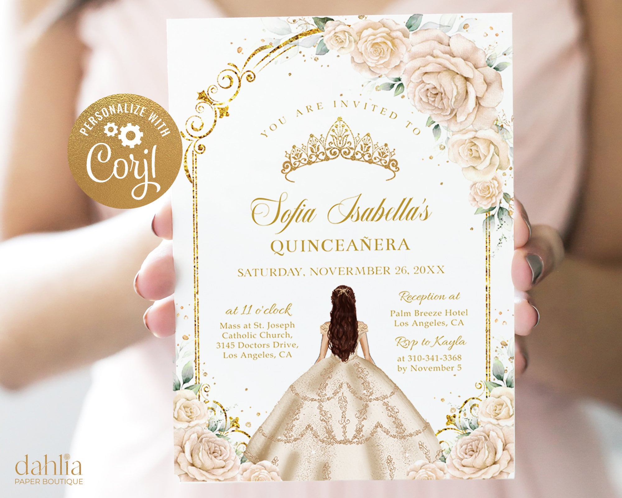 Quinceanera Invitations In A Tube