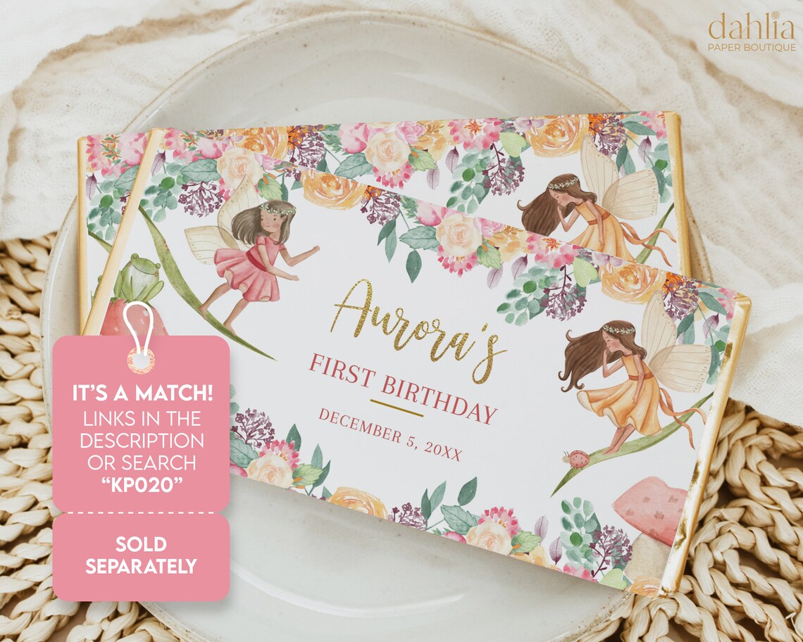 EDITABLE Fairy Birthday Welcome Sign, Magical Fairy Birthday Welcome ...