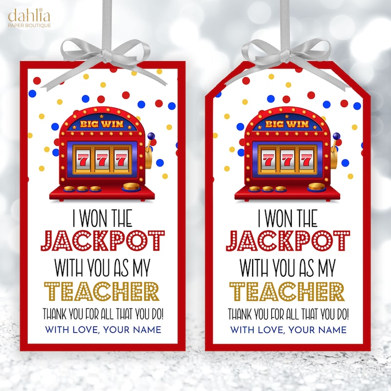 Teacher Appreciation Lottery - Etsy