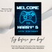 Video Game Birthday Welcome Sign, EDITABLE Gamer Party Decor, Boys ...