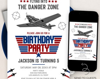 Top gun invitation - Etsy