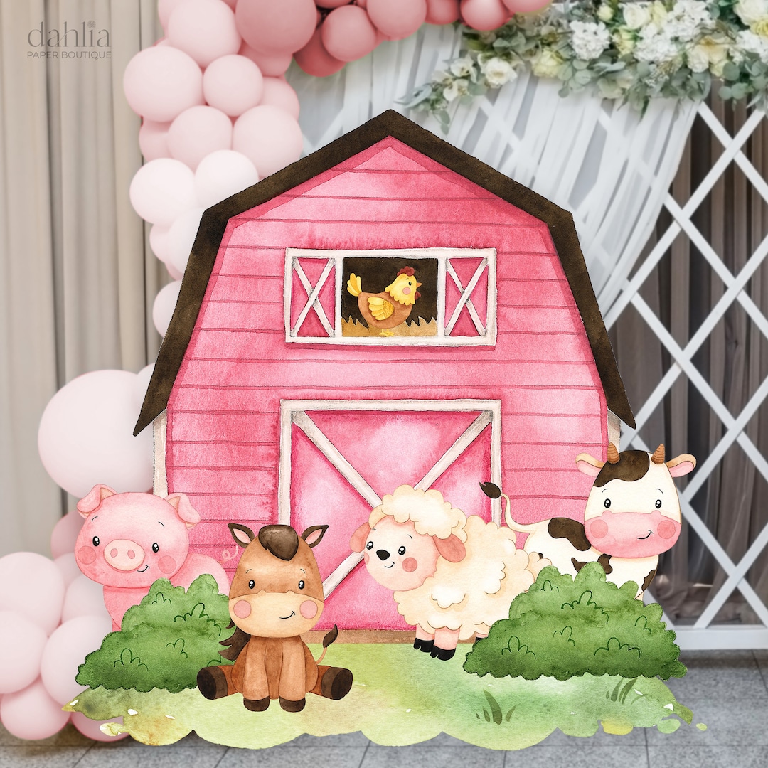 Barn Animals Big Decor Cutout, Farm Animals Birthday, Ranch Animals ...