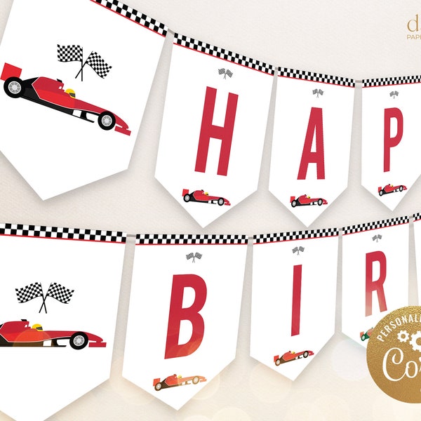 Car Birthday Banner - Etsy