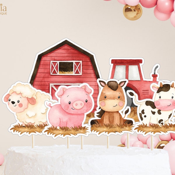Farm Cake Topper - Etsy