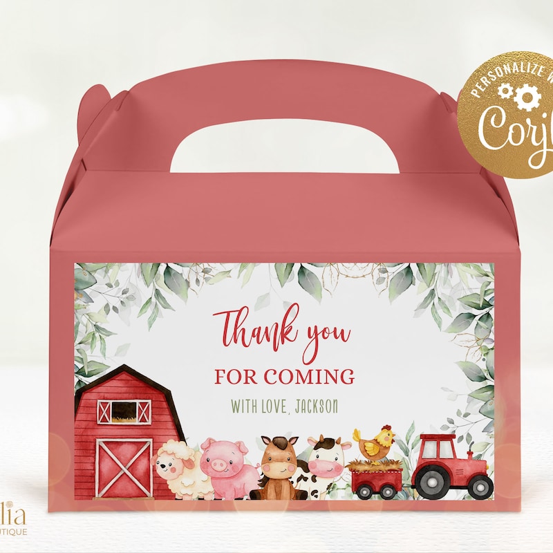 Animal Favor Boxes - Etsy