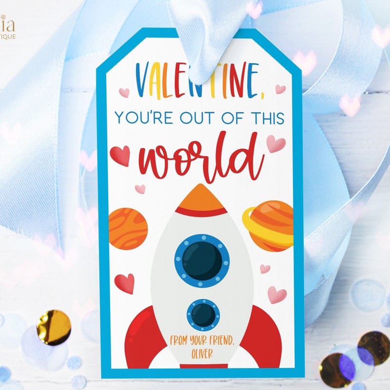 Space Valentine - Etsy