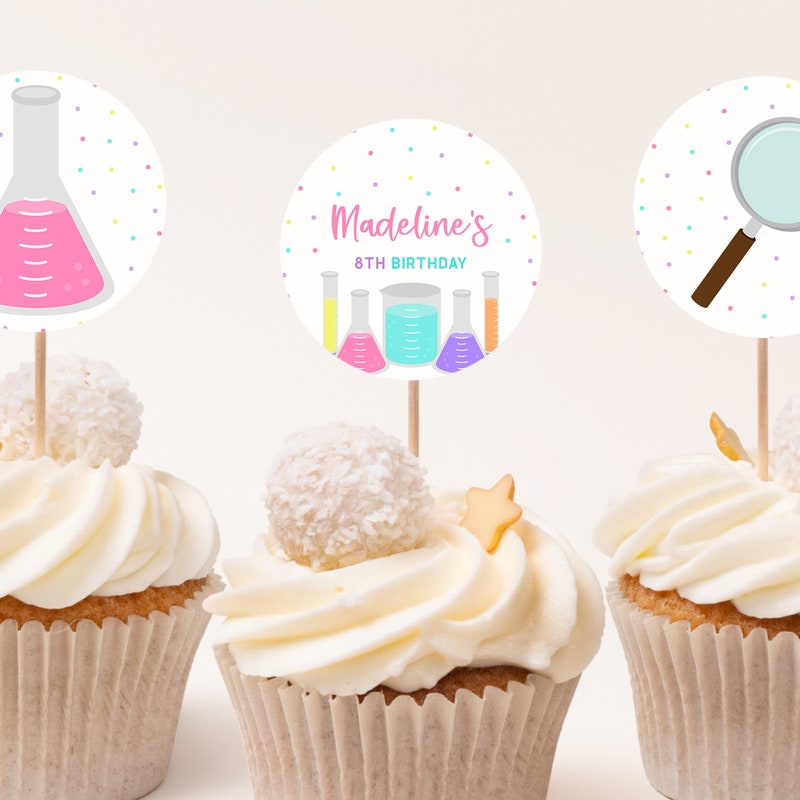 Science Cake Topper - Etsy