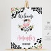 EDITABLE Holy Cow Welcome Sign, Floral Cow Print Birthday Party Decor ...