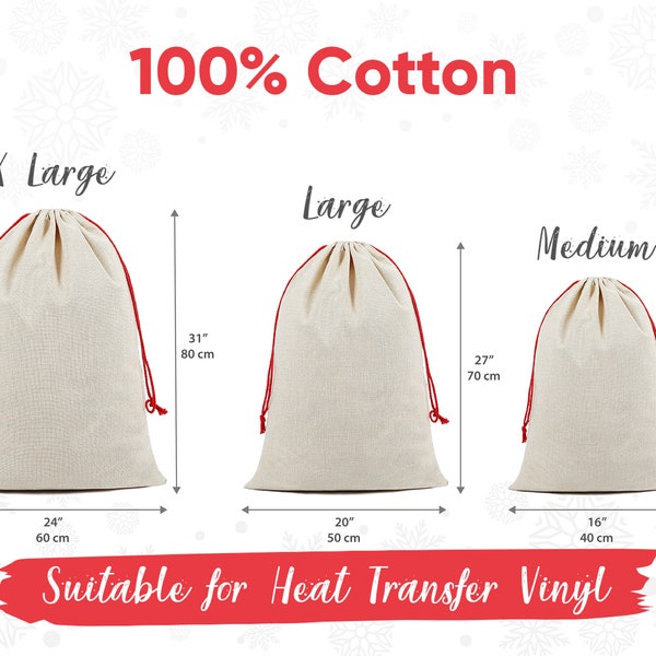 Large Santa Sack - Etsy