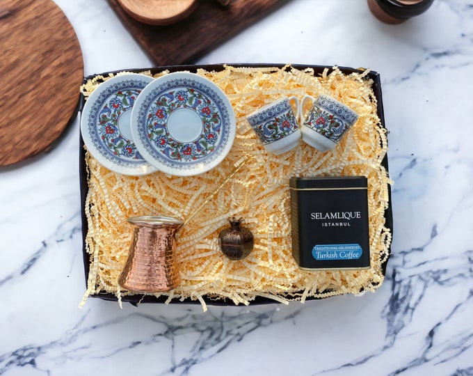 Turkish Coffee Set With Traditional Pattern // Expresso Set ...