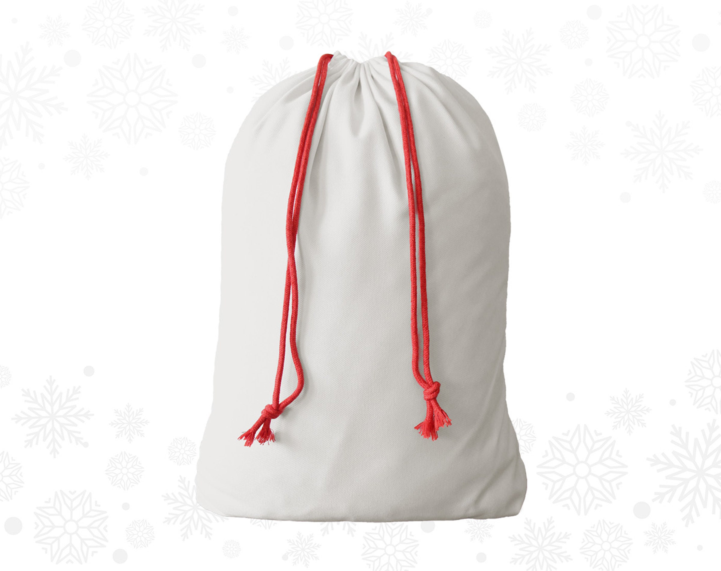 Large Sublimation Santa Sack – Blank Polyester Christmas Gift Bag ...