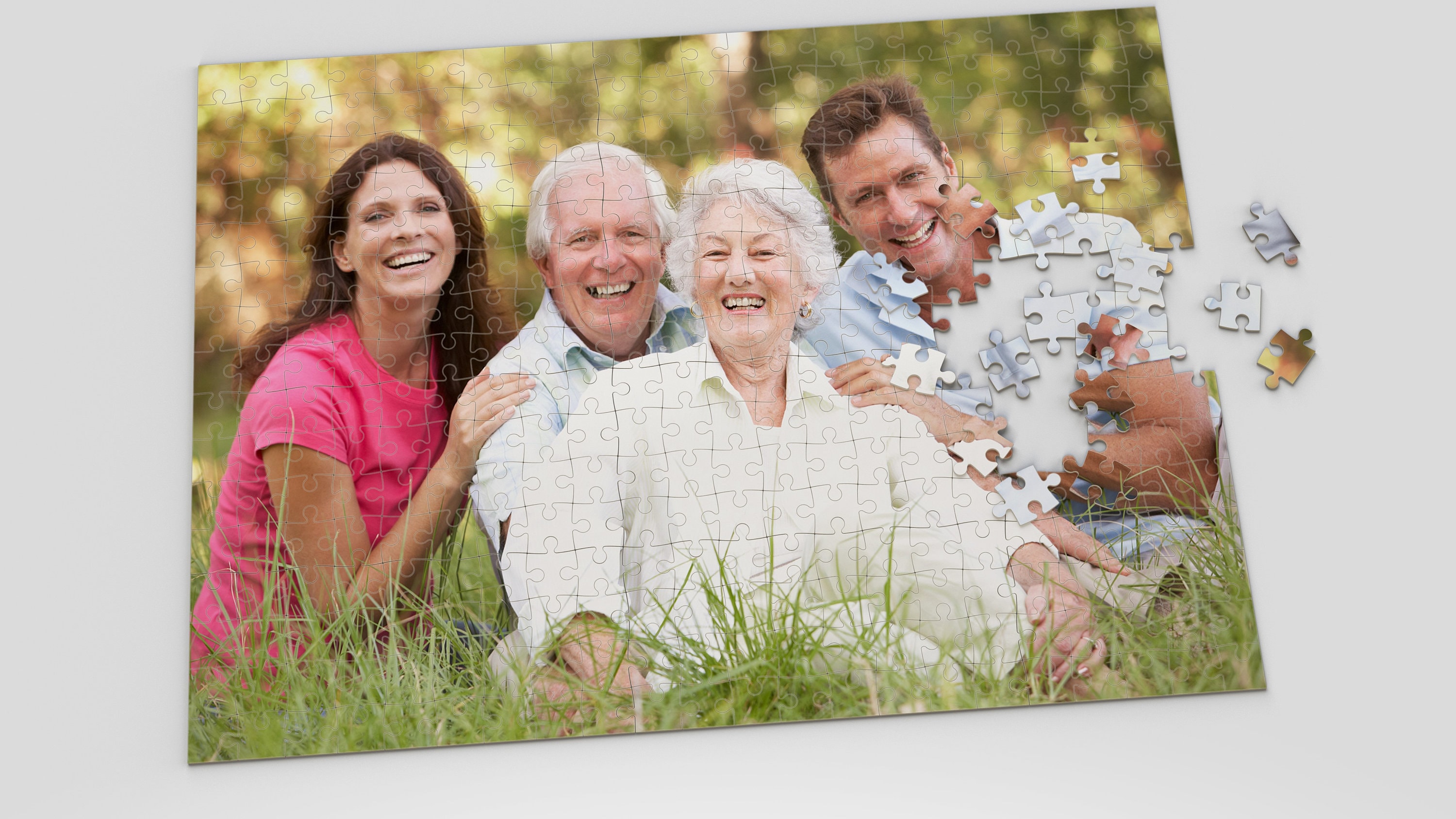 Picture Jigsaw Puzzle 1000 Pieces, Custom Photo Puzzle for Adults ...