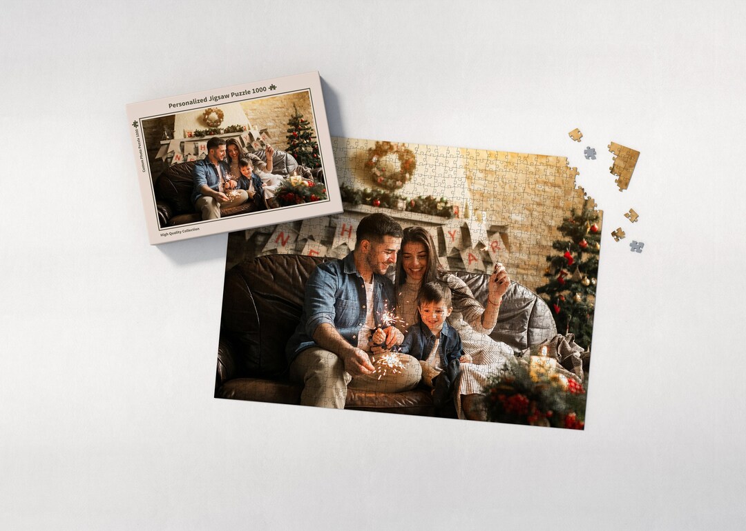 Photo Puzzle 500 or 1000 Piece Custom Jigsaw Puzzle, Personalized Photo ...