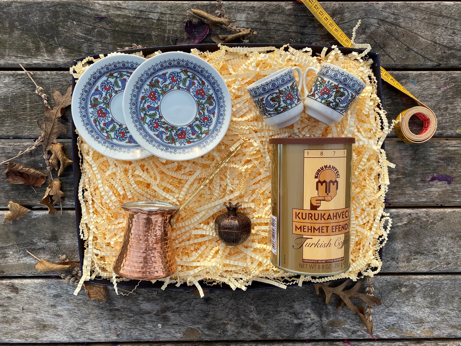 Turkish Coffee Set Traditional Turkish Coffee Cup Pot Gift Box | Etsy